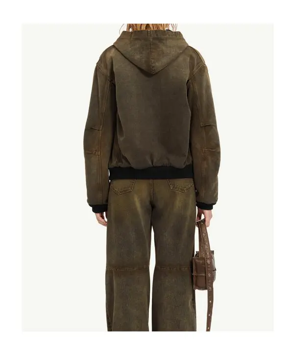MAISON MARGIELA Zip-up Hooded Jacket