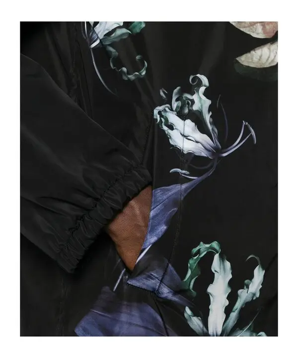 Dries Van Noten Floral Print Drawstring Jacket - No