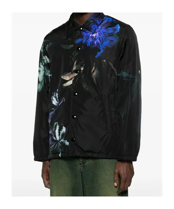 Dries Van Noten Floral Print Drawstring Jacket - No