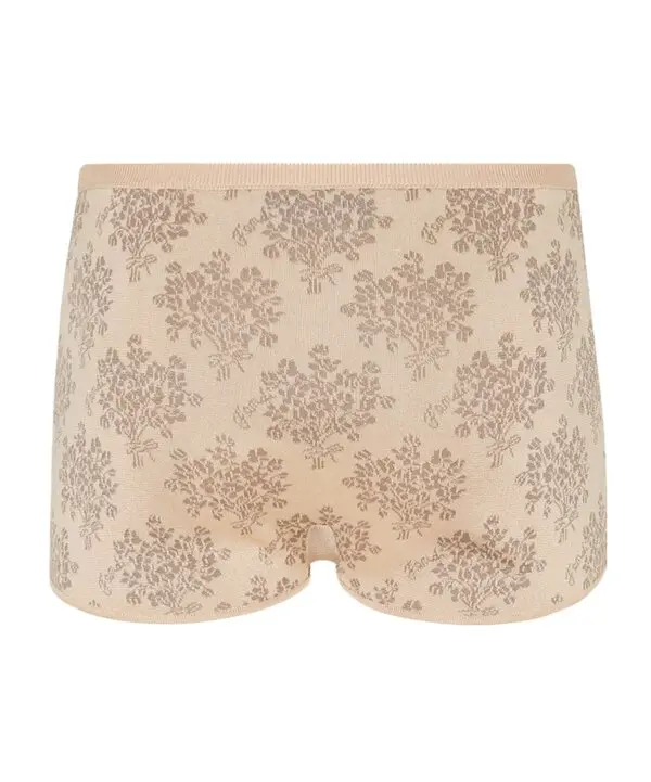 Fendi Floral Bouquet Jacquard Slim-fit Shorts
