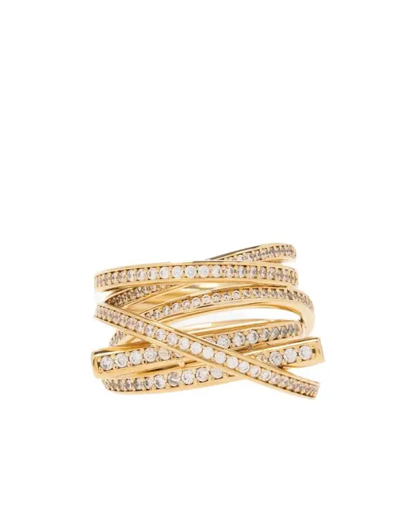 FERRAGAMO Logo Ring - Yellow