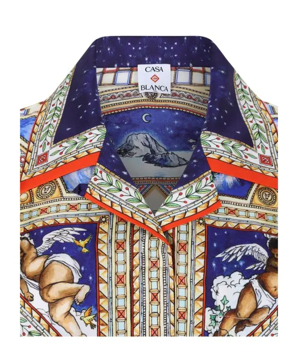 Casablanca Long Sleeve Printed Shirt