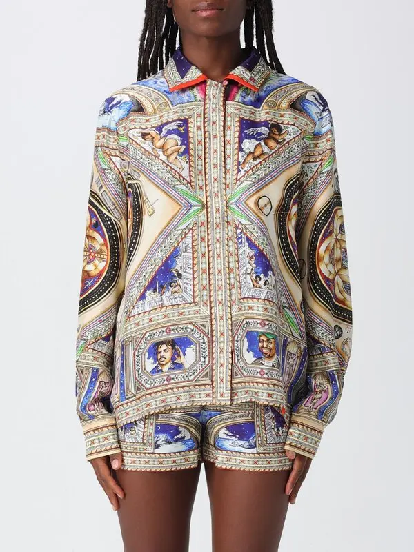 Casablanca Long Sleeve Printed Shirt