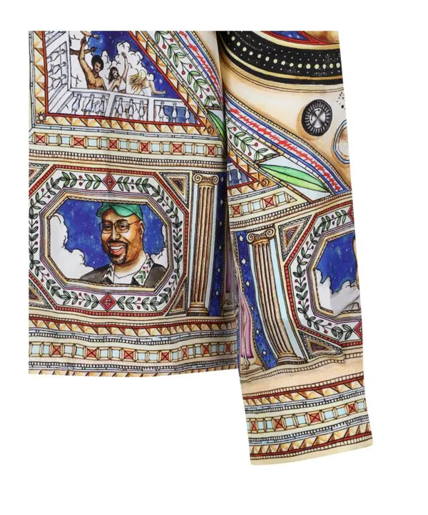 Casablanca Long Sleeve Printed Shirt
