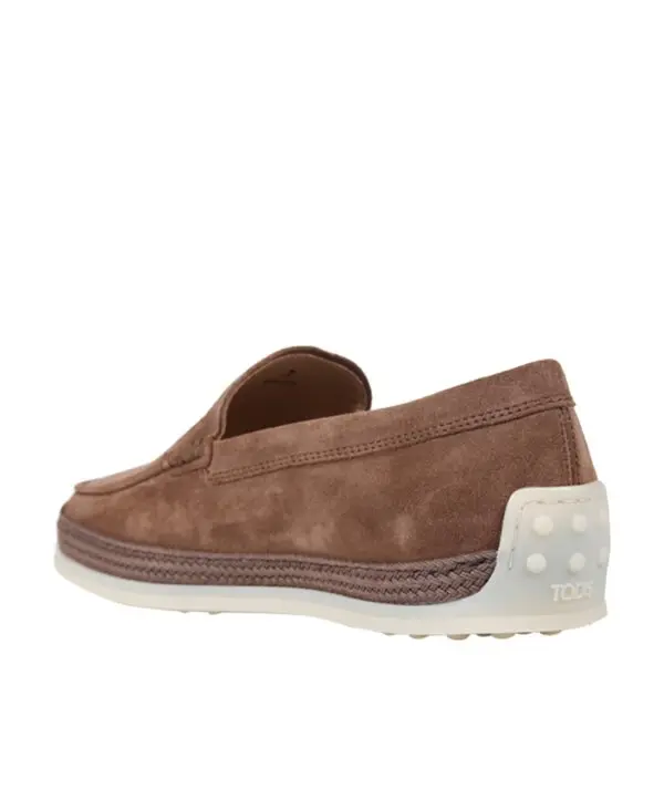 TOD'S Nuova Pantofola Slip-on Loafers - Brown