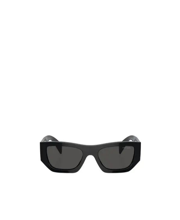 Prada Rectangular Frame Sunglasses - Black