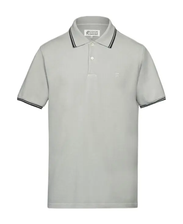 MAISON MARGIELA Logo Embroidered Polo Shirt