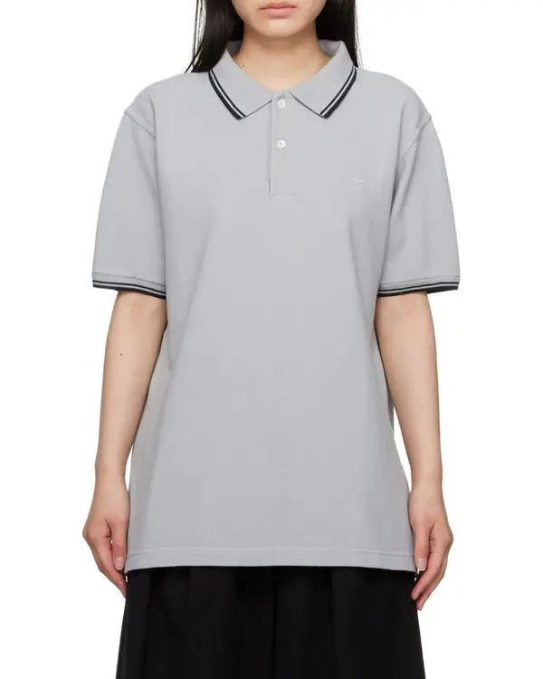 MAISON MARGIELA Logo Embroidered Polo Shirt