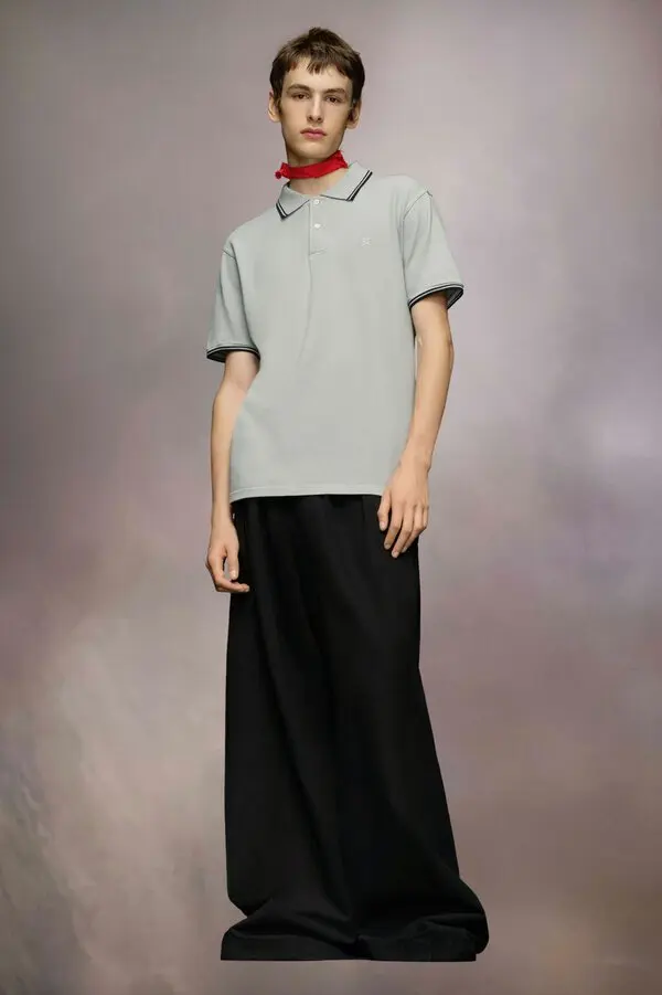 MAISON MARGIELA Logo Embroidered Polo Shirt