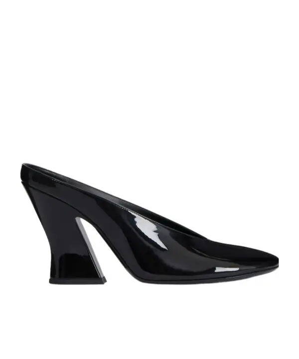 Givenchy Sculpted Heeled Mules - Black