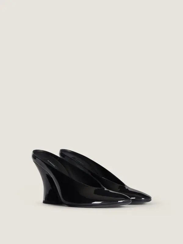 Givenchy Sculpted Heeled Mules - Black