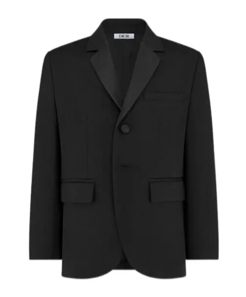 Dior Long-sleeved Suit Jacket - Black