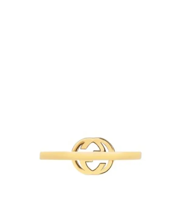Gucci Interlocking Diamond 18k Ring - Yellow