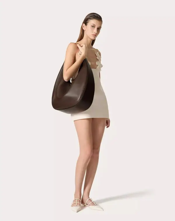 Valentino Garavani Vlogo Moon Zip-up Maxi Shoulder Bag