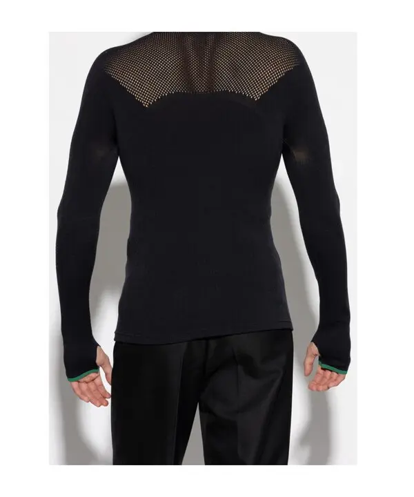 Lacoste Long Sleeve Crewneck With Logo Detail