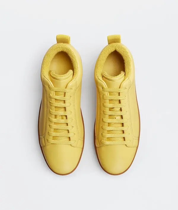 Bottega Veneta Quilted Leather Lace-up Sneakers