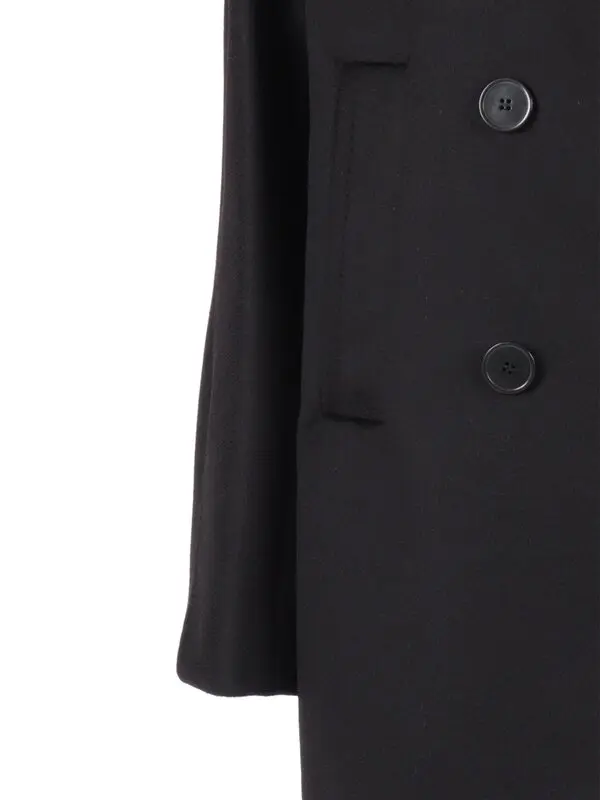 Max Mara Sheree Double-breasted Wool Blazer - Black