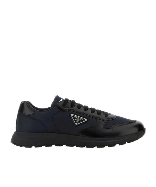 Prada Logo Plaque Low-top Sneakers