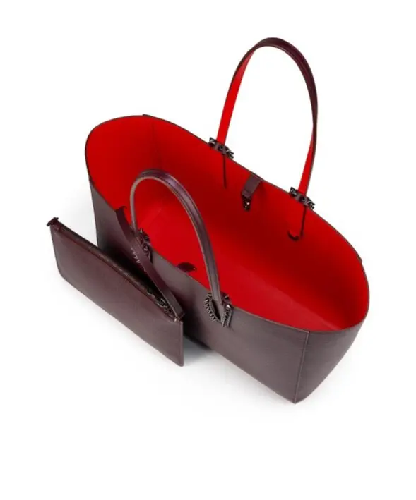 CHRISTIAN LOUBOUTIN Cabata Stud Detailed Small Tote Bag - Amara