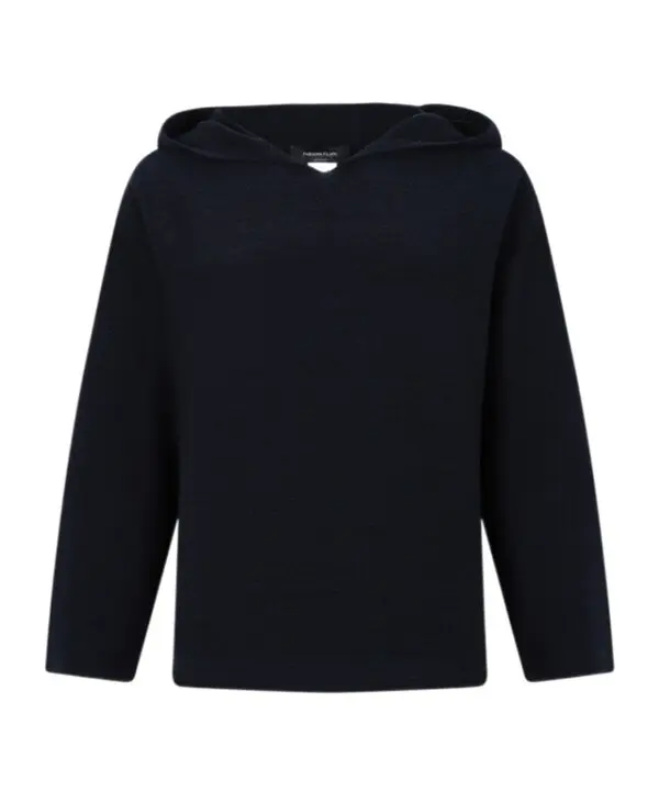Fabiana Filippi Lurex Thread Hooded Jumper