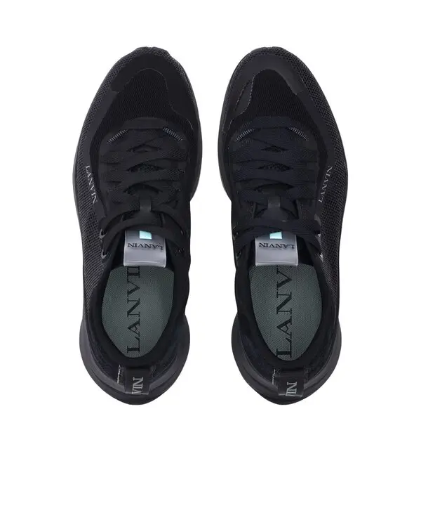 LANVIN L-i Mesh Sneakers - Black
