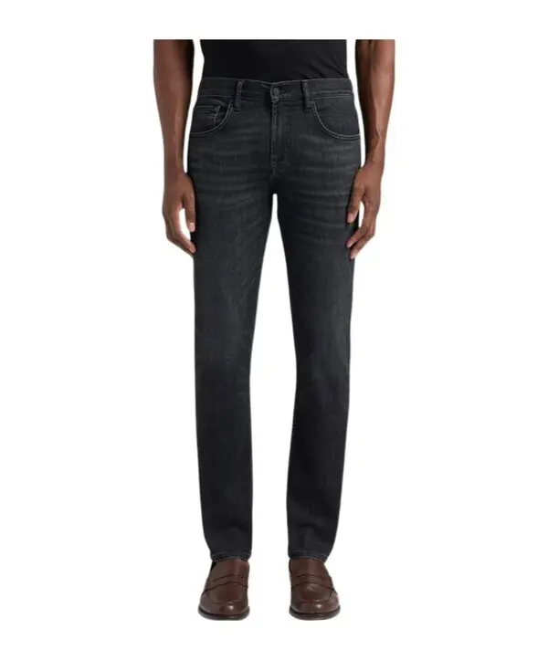 7 For All Mankind Slim Tapered Jeans - Black