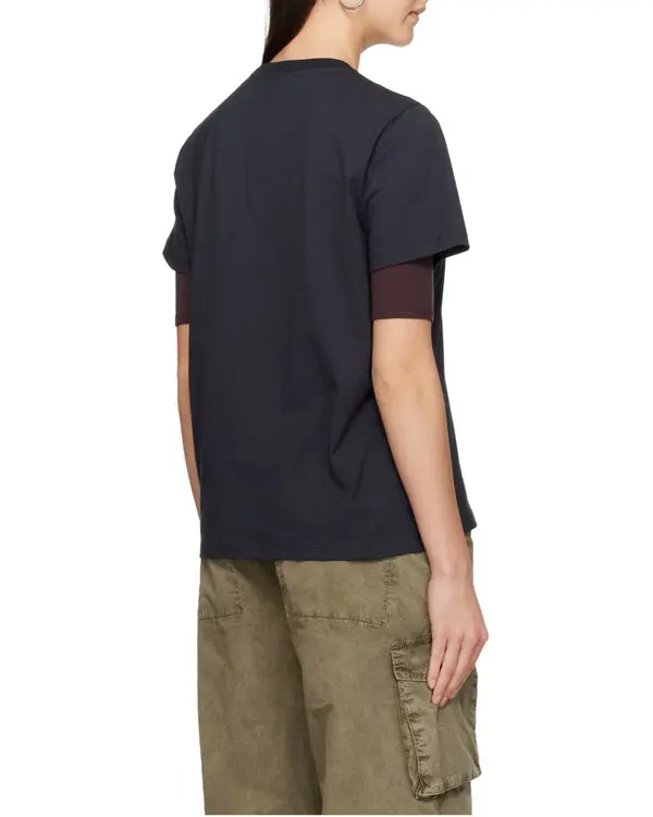 GANNI Graphic T-shirt - Black