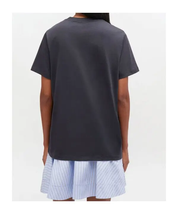 GANNI Graphic T-shirt - Black