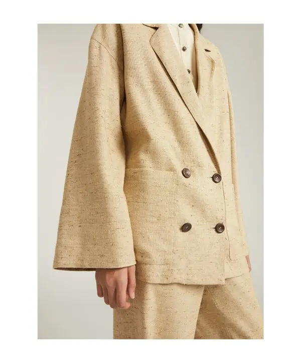 Loro Piana Double-breasted Tweed Blazer