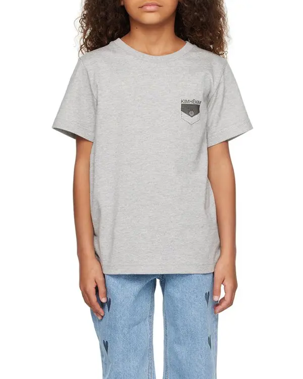 KIMHEKIM Pocket Stamped T-shirt