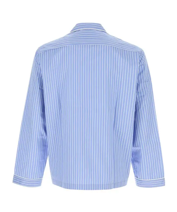 TEKLA Sateen Pyjama Shirt - Blue