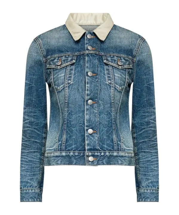 MAISON MARGIELA Denim Cropped Jacket