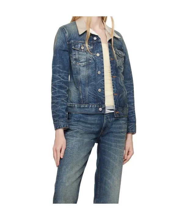 MAISON MARGIELA Denim Cropped Jacket