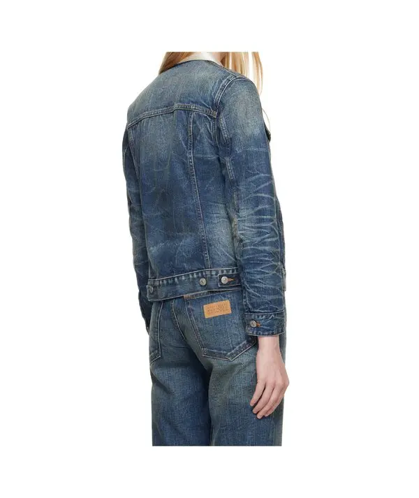 MAISON MARGIELA Denim Cropped Jacket