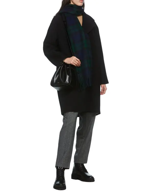 A.p.c. Mahe Tartan-check Wool Scarf