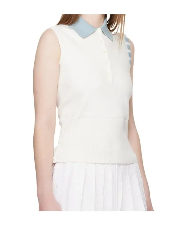 Thom Browne Sleeveless Polo Shirt