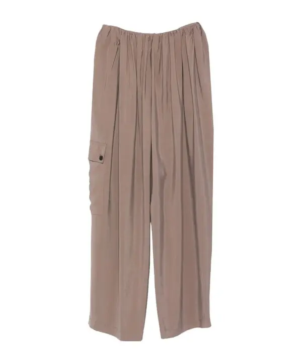 ALYSI Belted Cargo Pants With Ruffle Detailing