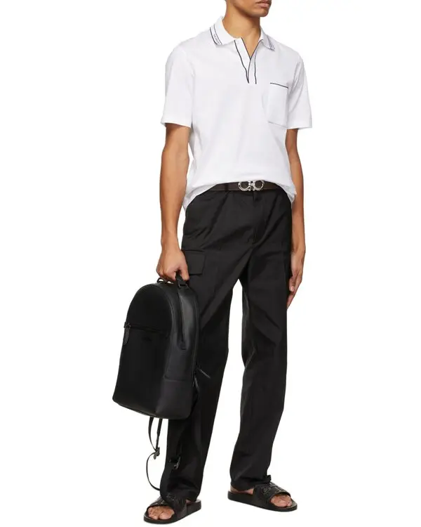 FERRAGAMO Embossed Logo Backpack
