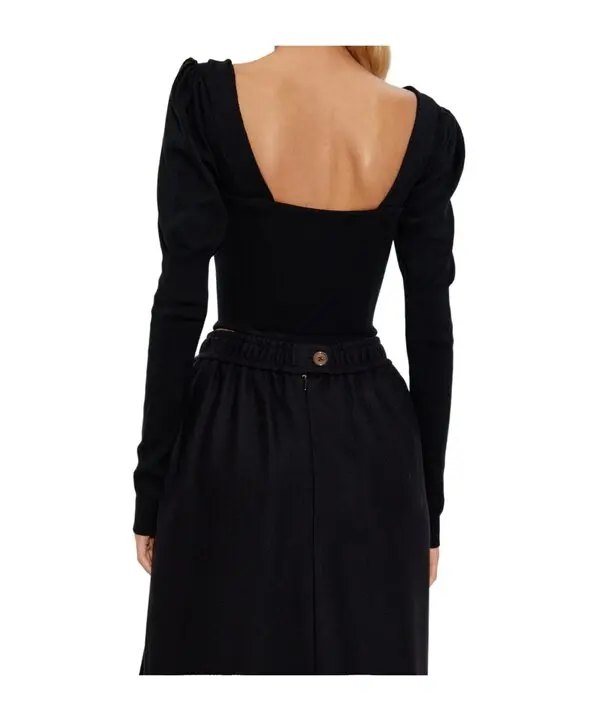 VIVIENNE WESTWOOD Puff-sleeved Corset Cardigan