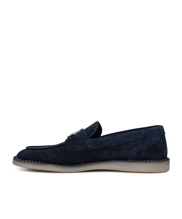 Dolce & Gabbana Dg Logo Plaque Loafers - Black