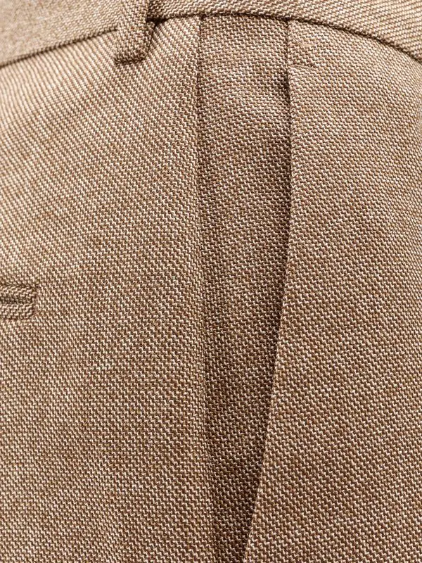 MAISON MARGIELA Textured Wool Tailored Trousers