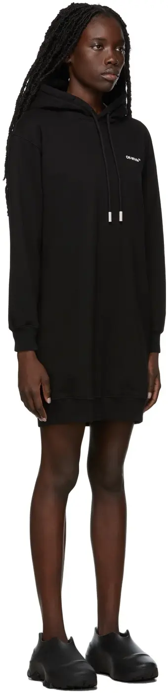 Off-White Diag-stripe Hoodie Dress