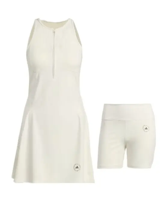 Adidas By Stella McCartney Open-back Dress - Almond Milk-smc