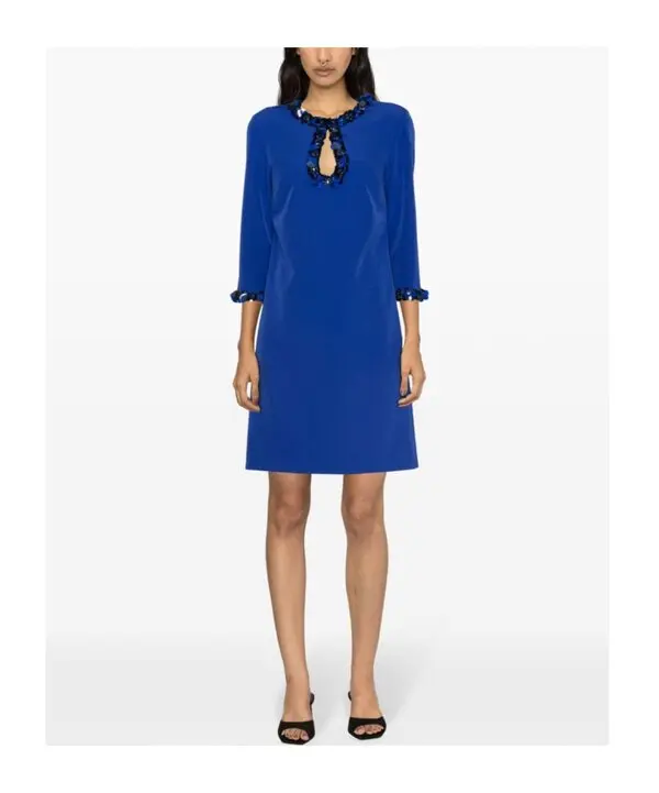 P.a.r.o.s.h Sequin Embellished Shift Dress