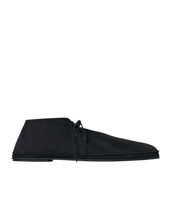 THE ROW Tyler Lace Up Suede Boots