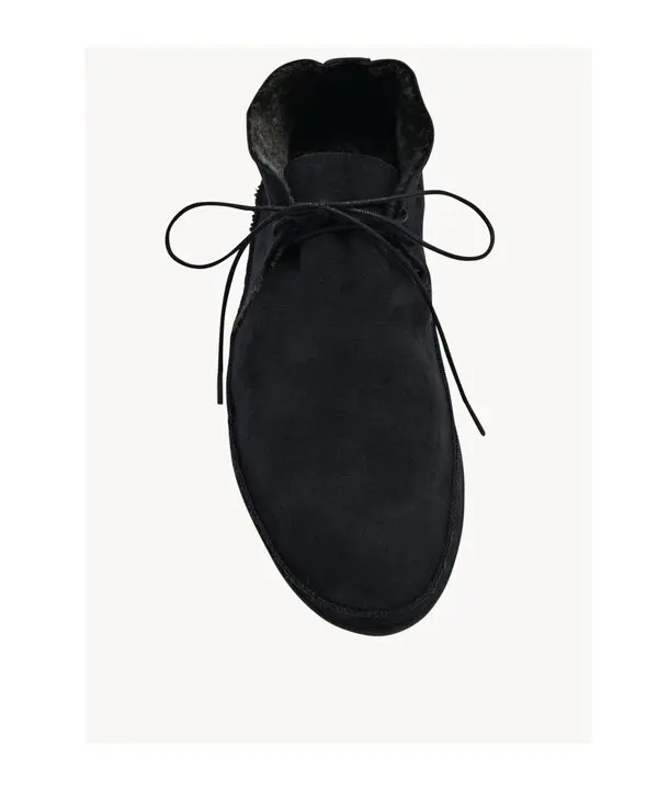 THE ROW Tyler Lace Up Suede Boots
