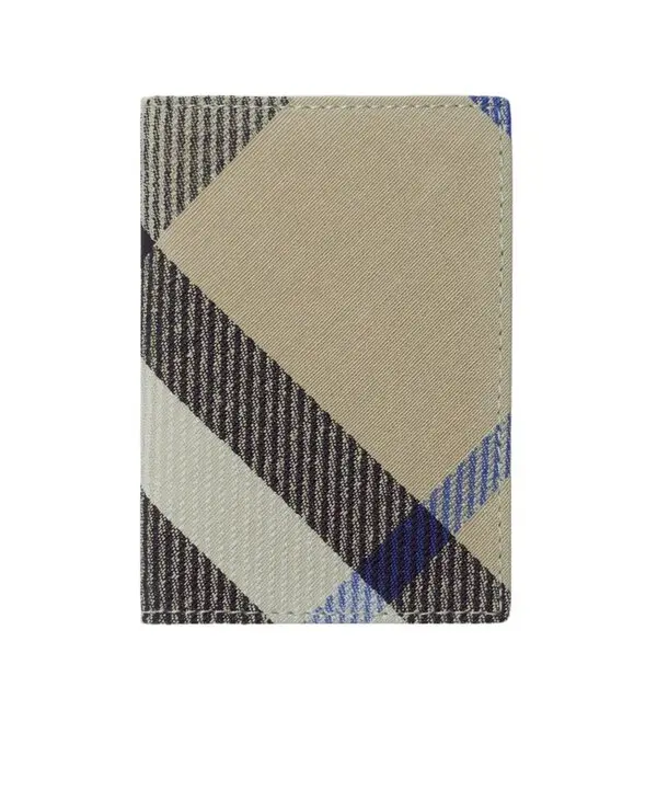 Burberry Check Folding Card Case