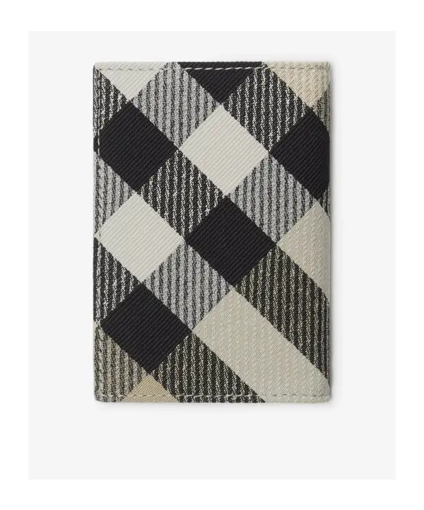 Burberry Check Folding Card Case