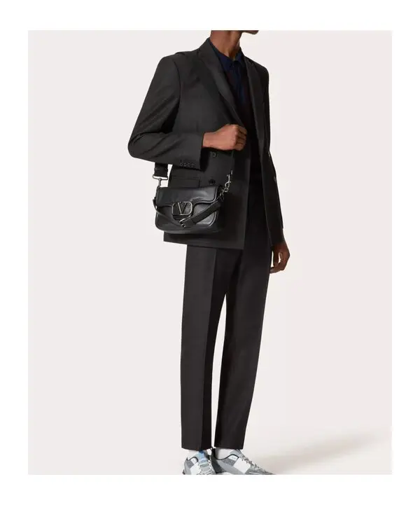 Valentino Garavani Locò Foldover Top Shoulder Bag