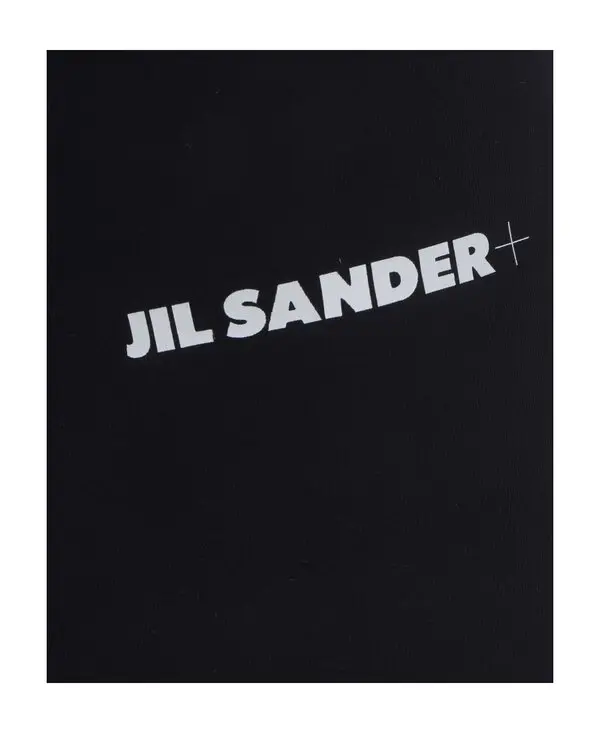 JIL SANDER Logo Printed Leggings - Black